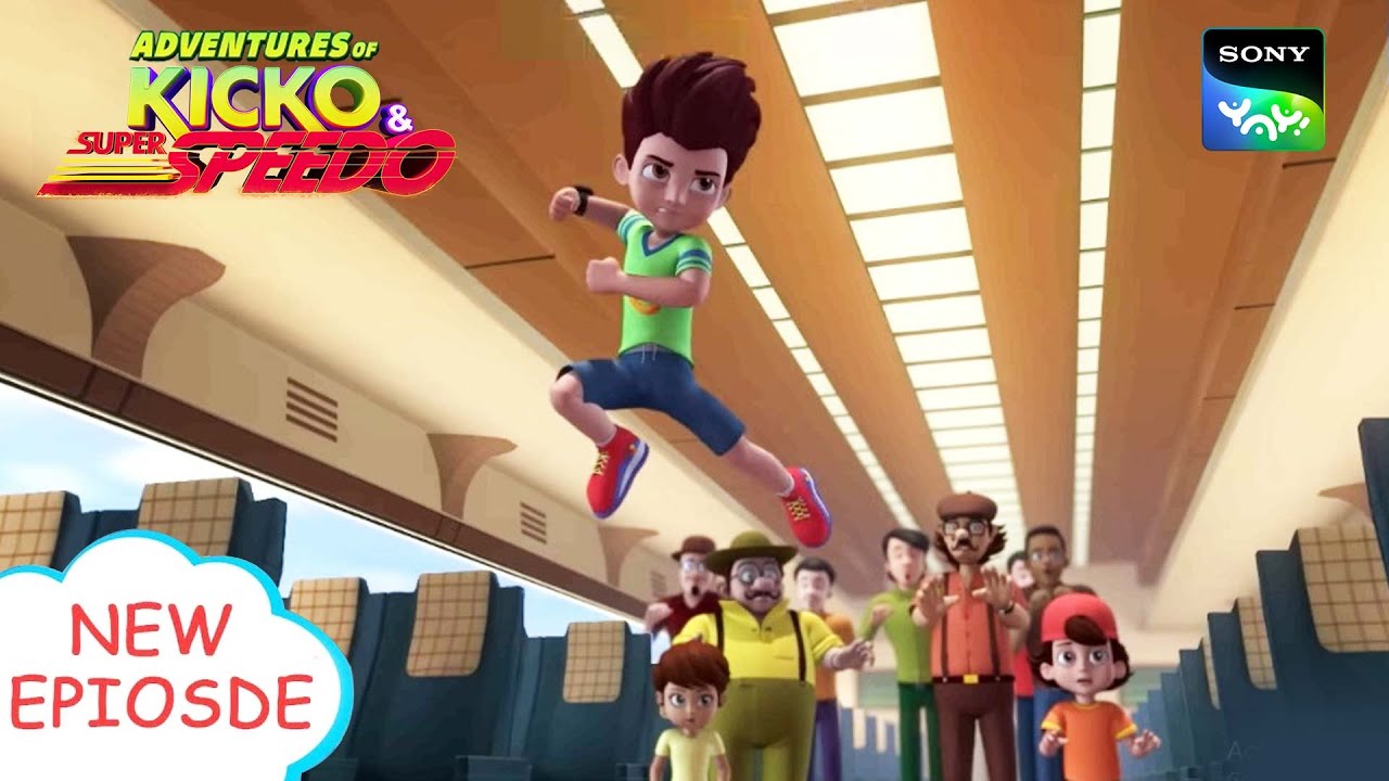 ट्रेन की परेशानी | Adventures of Kicko & Super Speedo | Moral stories ...