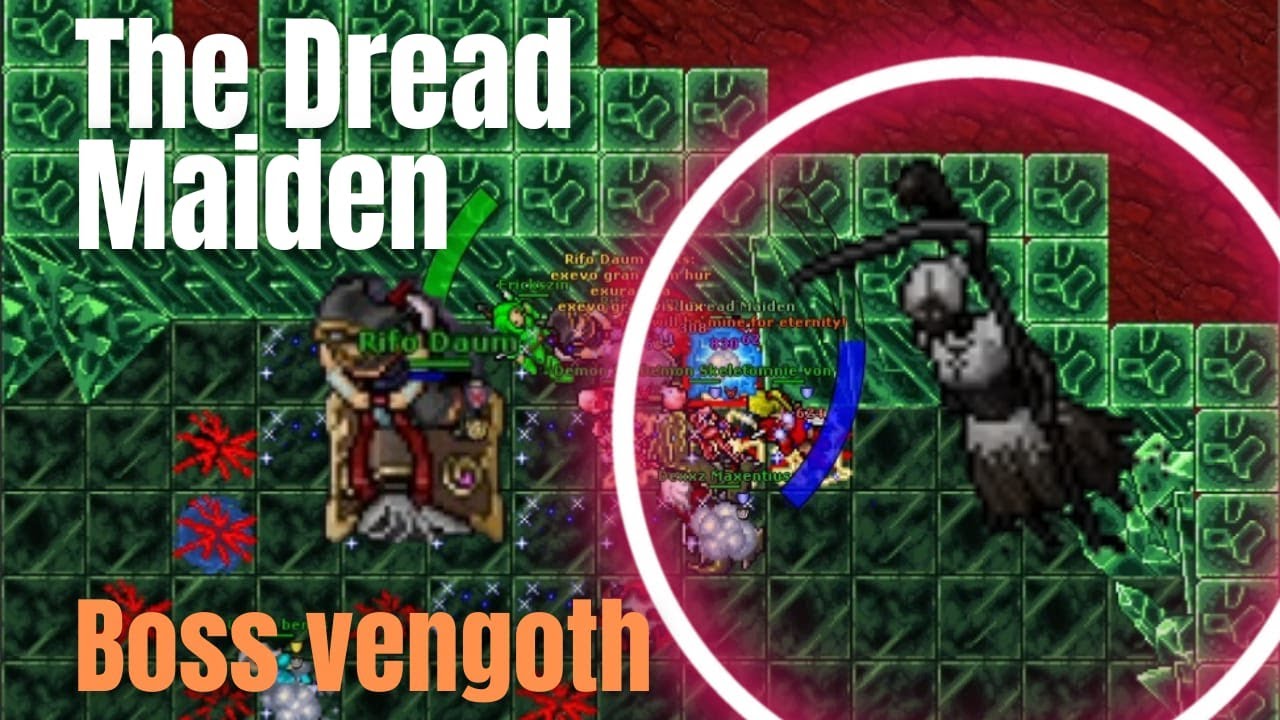 Mini Boss De Vengoth The Dread Maiden #tibia Boss - YouTube