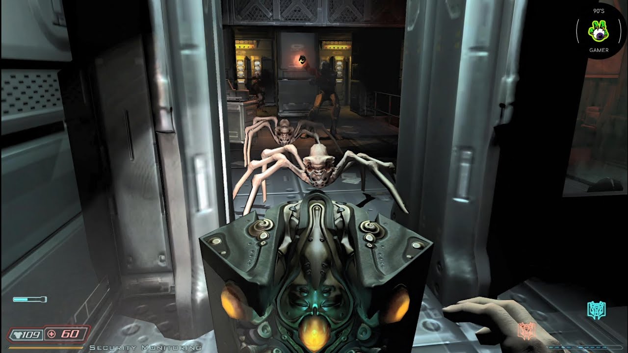 😱FINDING THE HELL DOOR TO DESTROY WITH USING SOUL CUBE IN DOOM 3 (Full ...