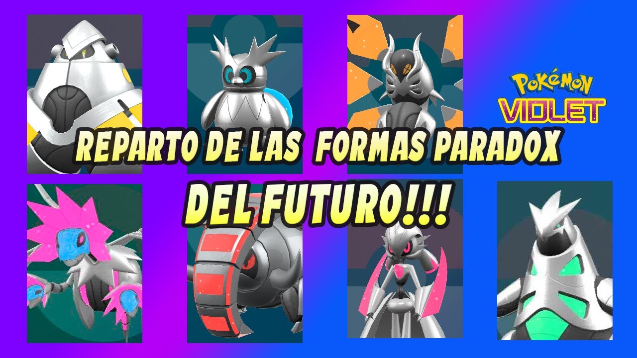 💜🤖REPARTO DE TODOS LOS POKEMON PARADOX DEL FUTURO! SHINY & 6 IVs!!🤖💜 ...