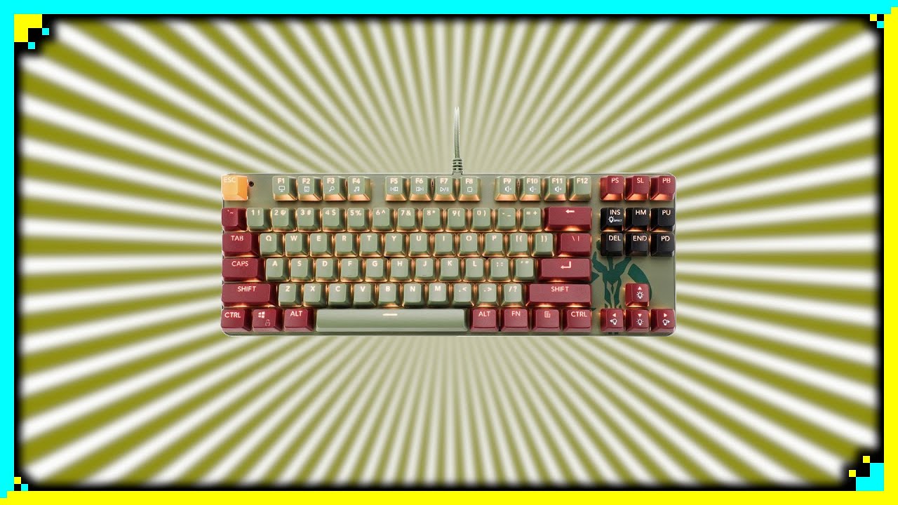 Star Wars Boba Fett Keyboard Unboxing - YouTube