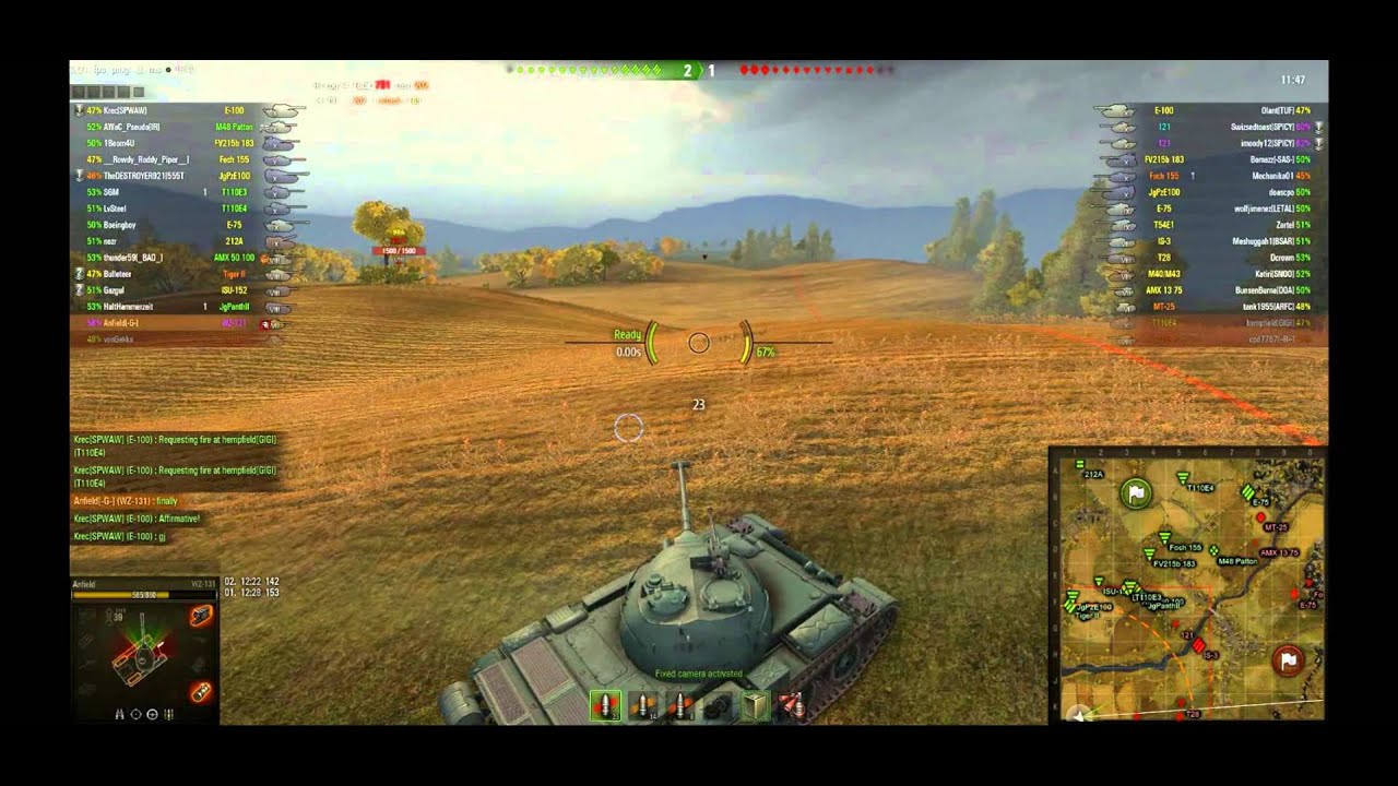 Position Lab WZ 131 Redshire - World of Tanks *Map was reworked* - YouTube