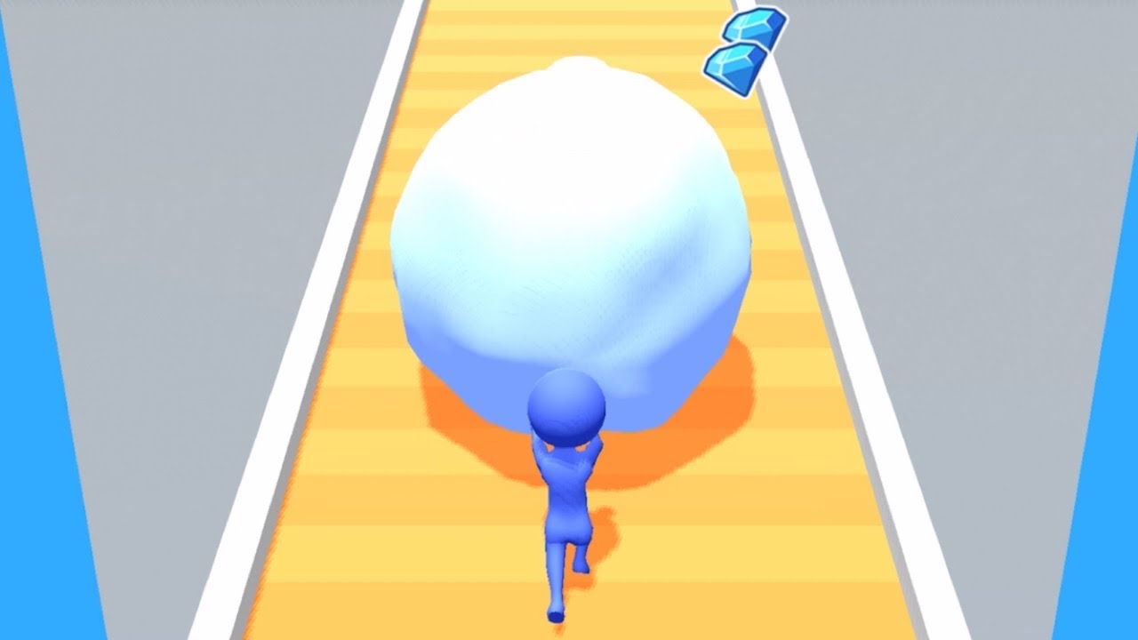 MAX LEVEL in Snowball Run (Levels 1-5) - YouTube