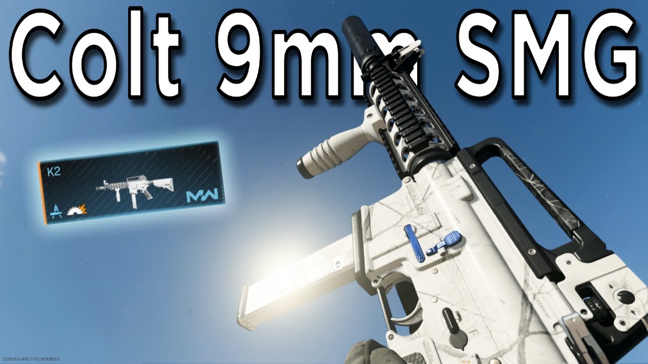 Colt 9mm M4 SMG with "K2" Blueprint in Modern Warfare 2019 Gameplay ...