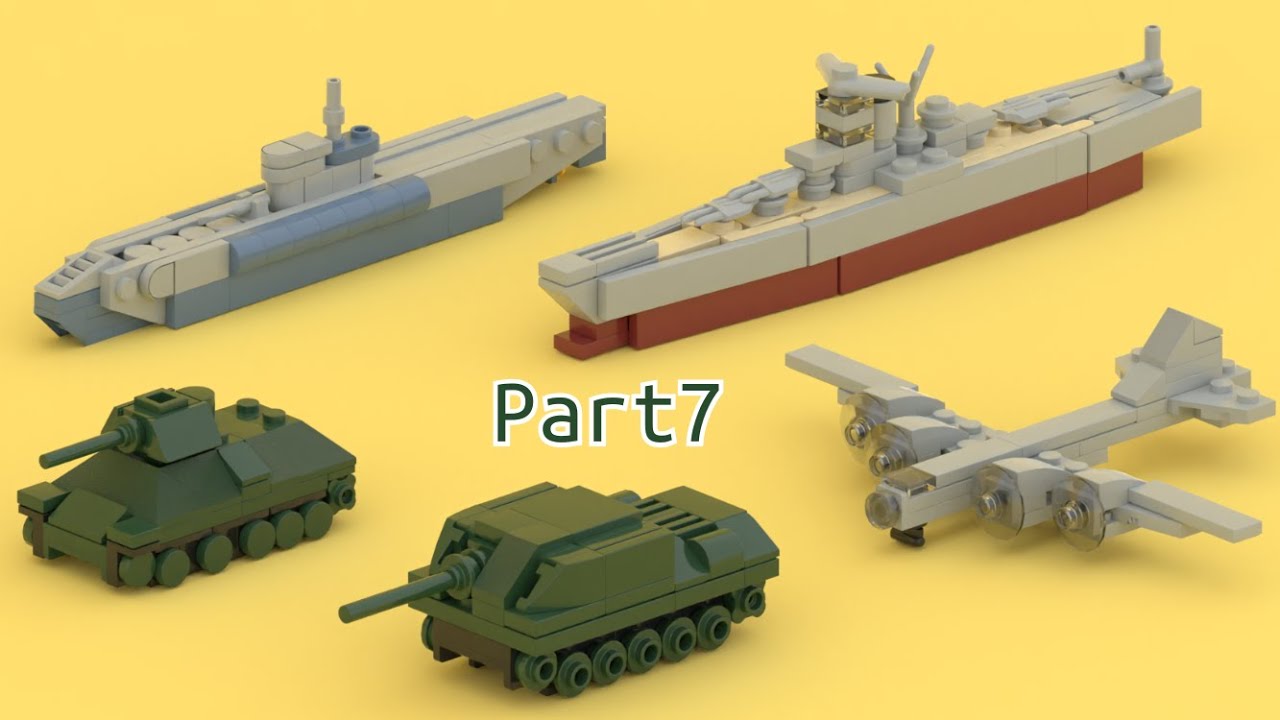 LEGO Military Mini Vehicles Part7(Animation&Tutorial) - YouTube