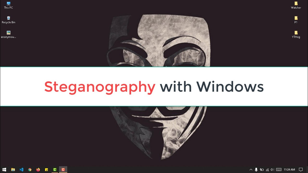 |2020|Quick Steganography Using Windows - YouTube