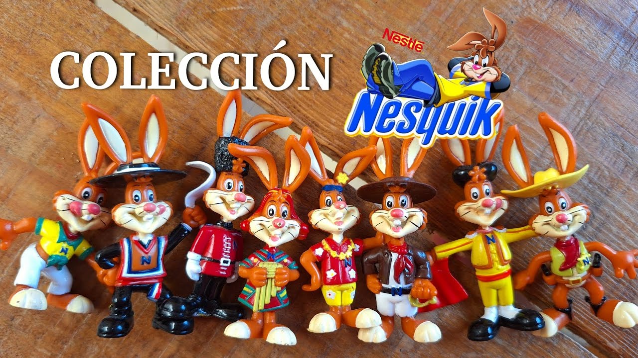 Colección la Vuelta al Mundo del conejo Nesquik // #nesquik #coleccion ...