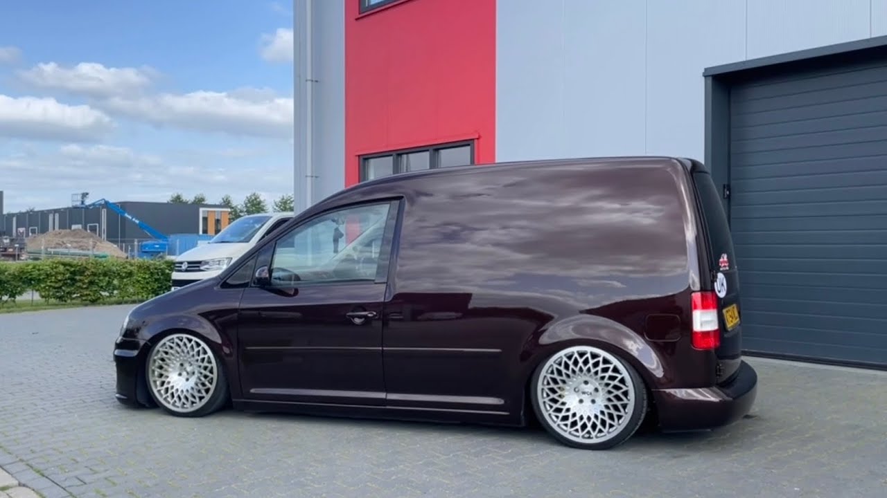 Bagged Volkswagen Caddy slammed on BNHF 2085 sport BNHF Edition 1 ...