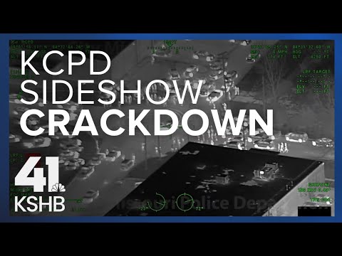 KCPD releases helicopter video as part of crackdown on sideshows - YouTube
