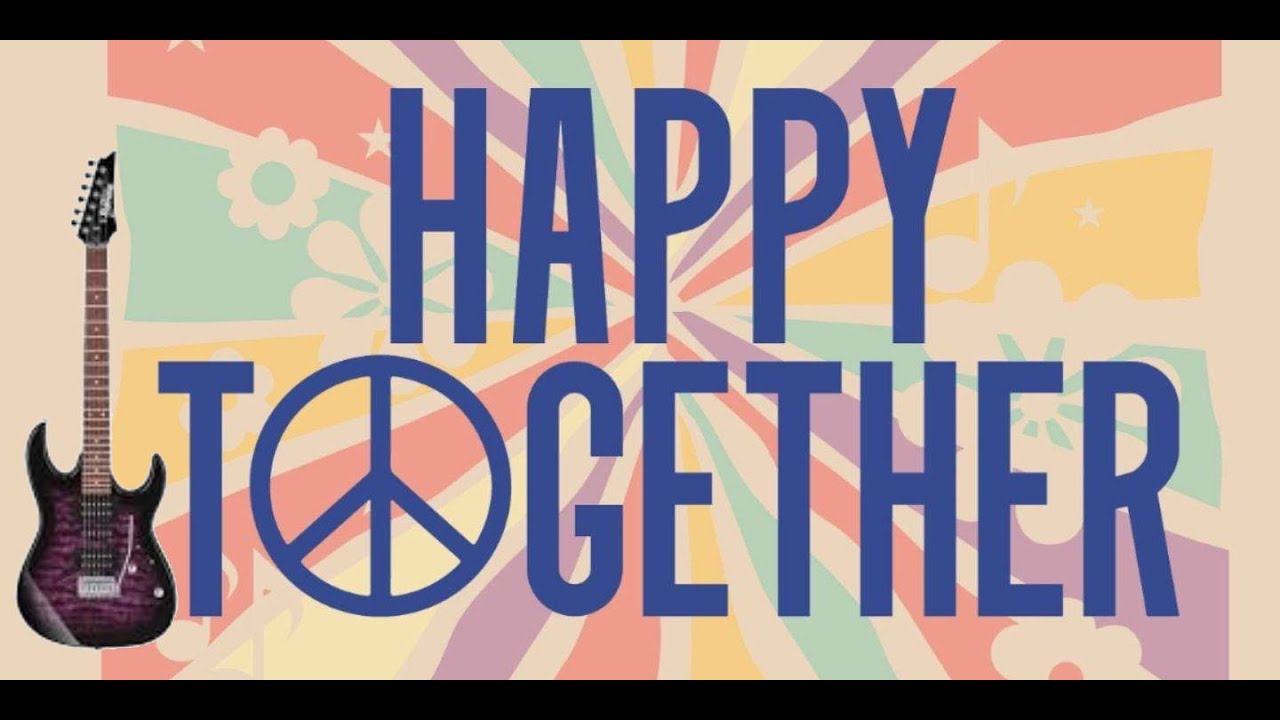 Happy together - guitar tabs on screen - YouTube