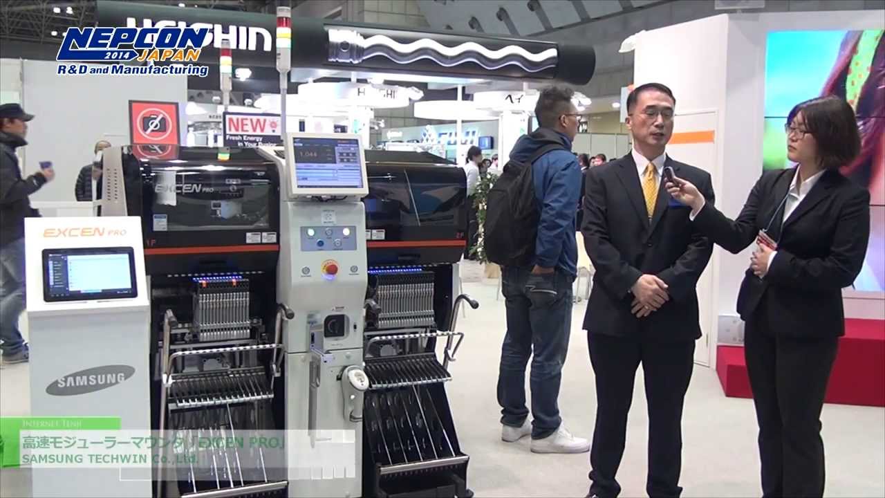 High Speed Modular Mounter「EXCEN PRO」 - SAMSUNG TECHWIN Co.,Ltd. - YouTube