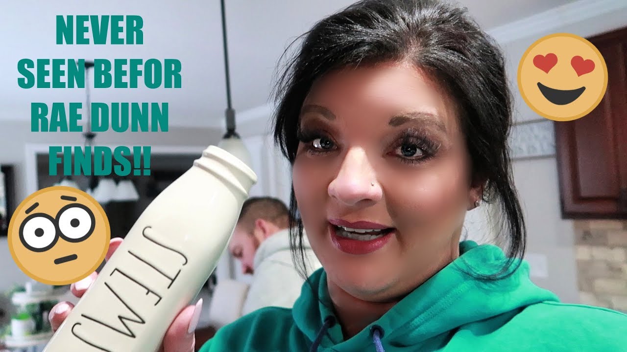 RAE DUNN NEVER SEEN BEFORE FINDS/ SHE GOT BRACES!! - YouTube