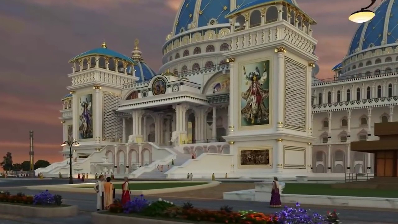 Mayapur Chandrodaya Temple of the Vedic Planetarium - YouTube