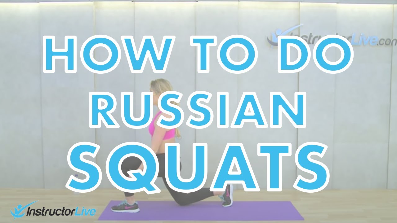 How to do Russian Split Squats - Go to www.InstructorLive.com for full ...