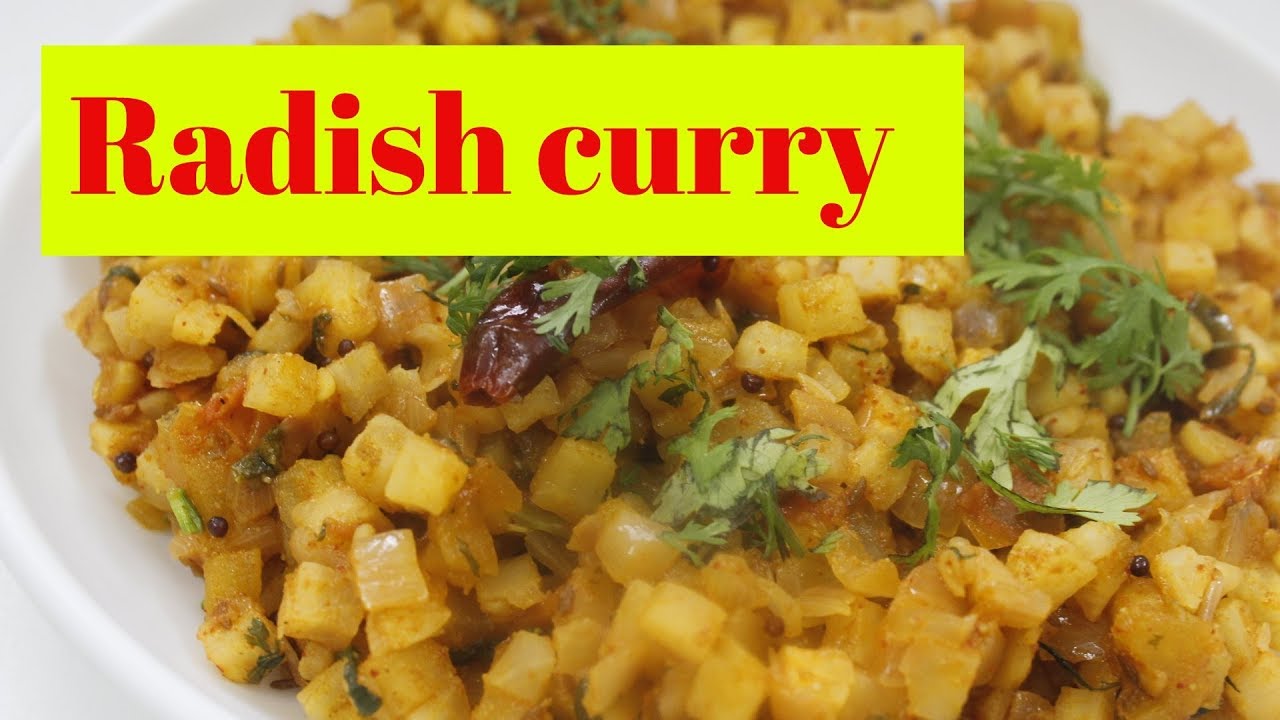 Radish Curry Recipe/Healthy food/ Vegan food/Raos Healthy Kitchen - YouTube