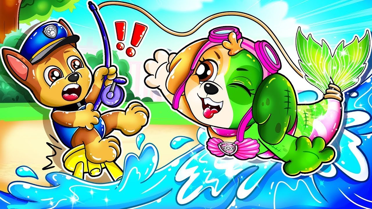 Chase Run Now!, Skye Mermaid Turns Into Zoombie?! - Very Happy Story ...