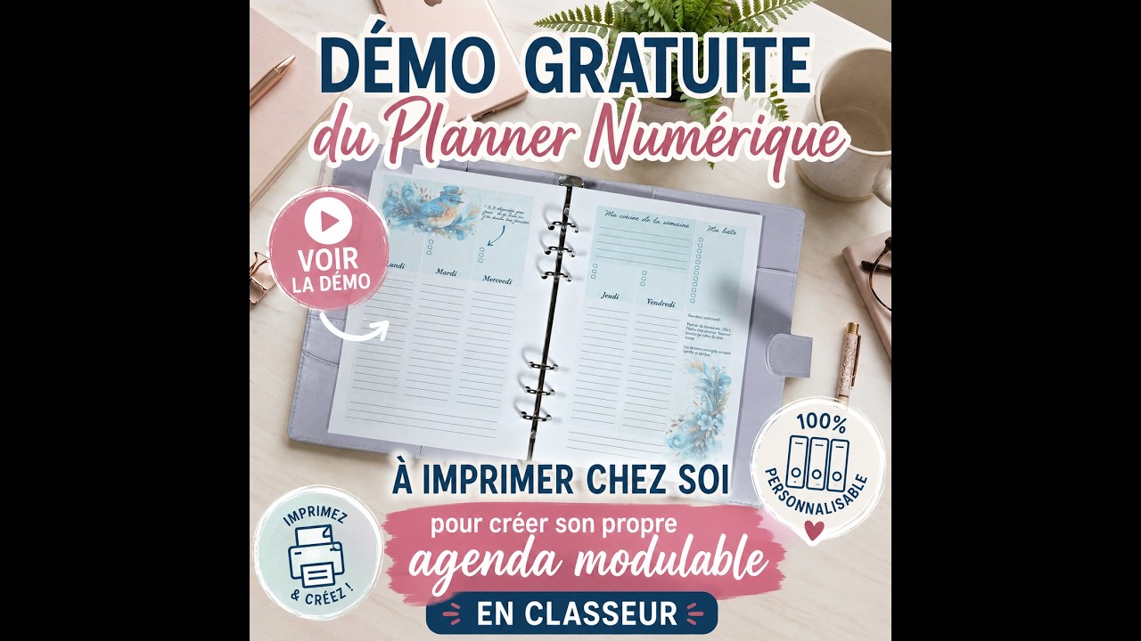 Imprimer et assembler son planner dans un classeur A5 — Tutoriel ...