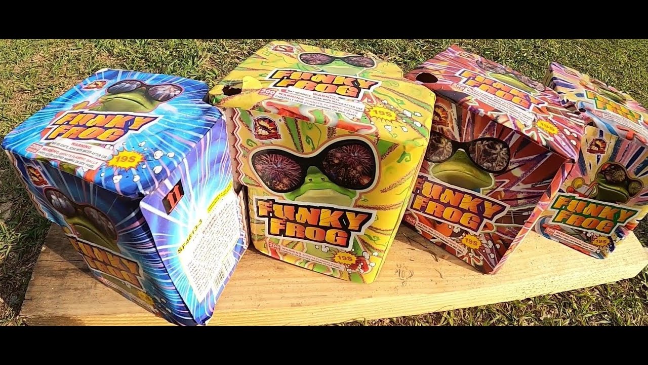 Funky Frog pyro cubes by Chili fireworks - YouTube