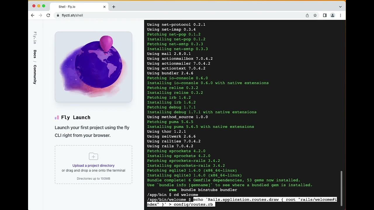 Deploying A Rails App Via The New Terminal Youtube