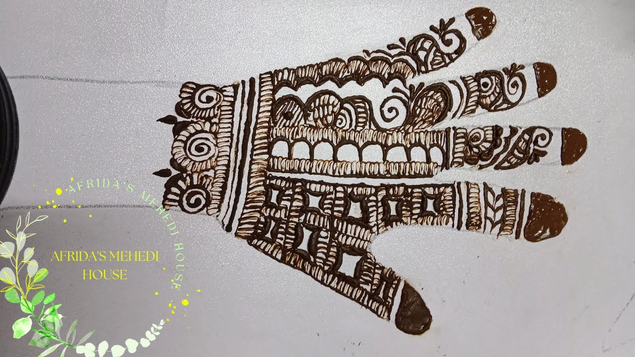 Unique Mehedi Design || For Palm || @afridamehedihouse - YouTube