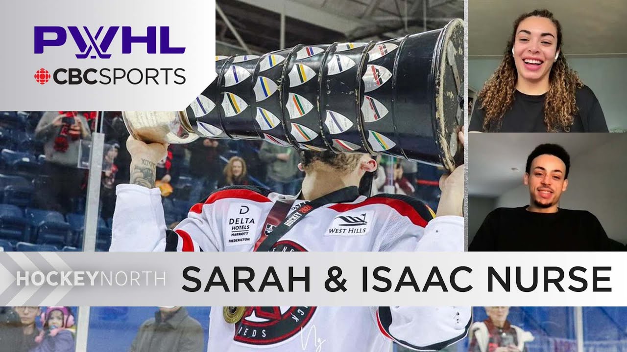 Nurse siblings Sarah and Isaac are each other’s biggest fans | Hockey North - YouTube