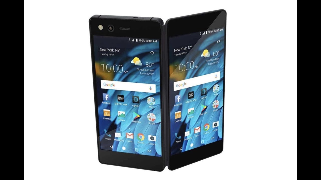 El celular con Doble pantalla #CES 2018 - YouTube