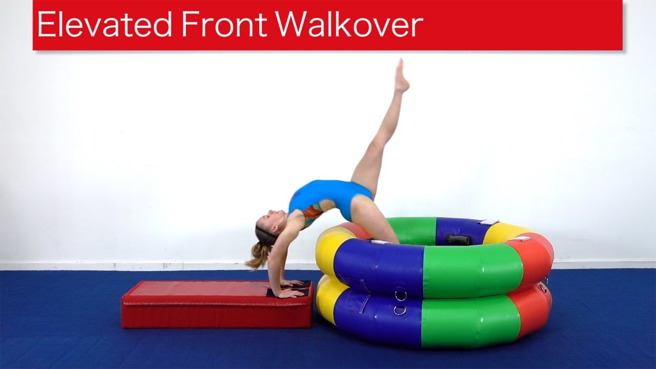 Elevated Front Walkover - YouTube