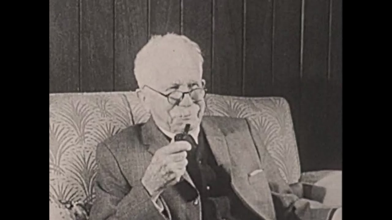 Focus on the man of words : Professor Walter Murdoch 1962 - YouTube