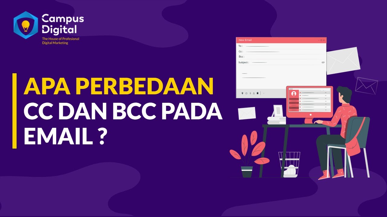 PERBEDAAN CC DAN BCC PADA E-MAIL - YouTube