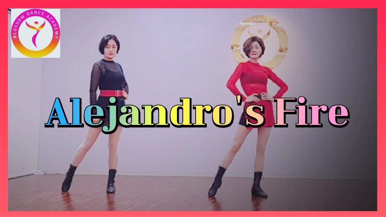 [블라썸]Alejandro's Fire Line dance - YouTube