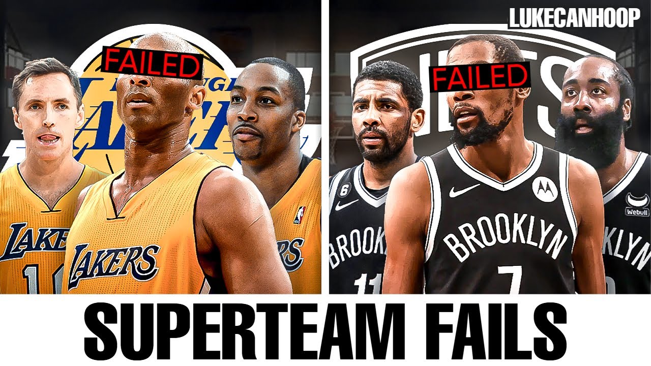 The Top 5 Biggest Superteam FAILS | In NBA History - YouTube