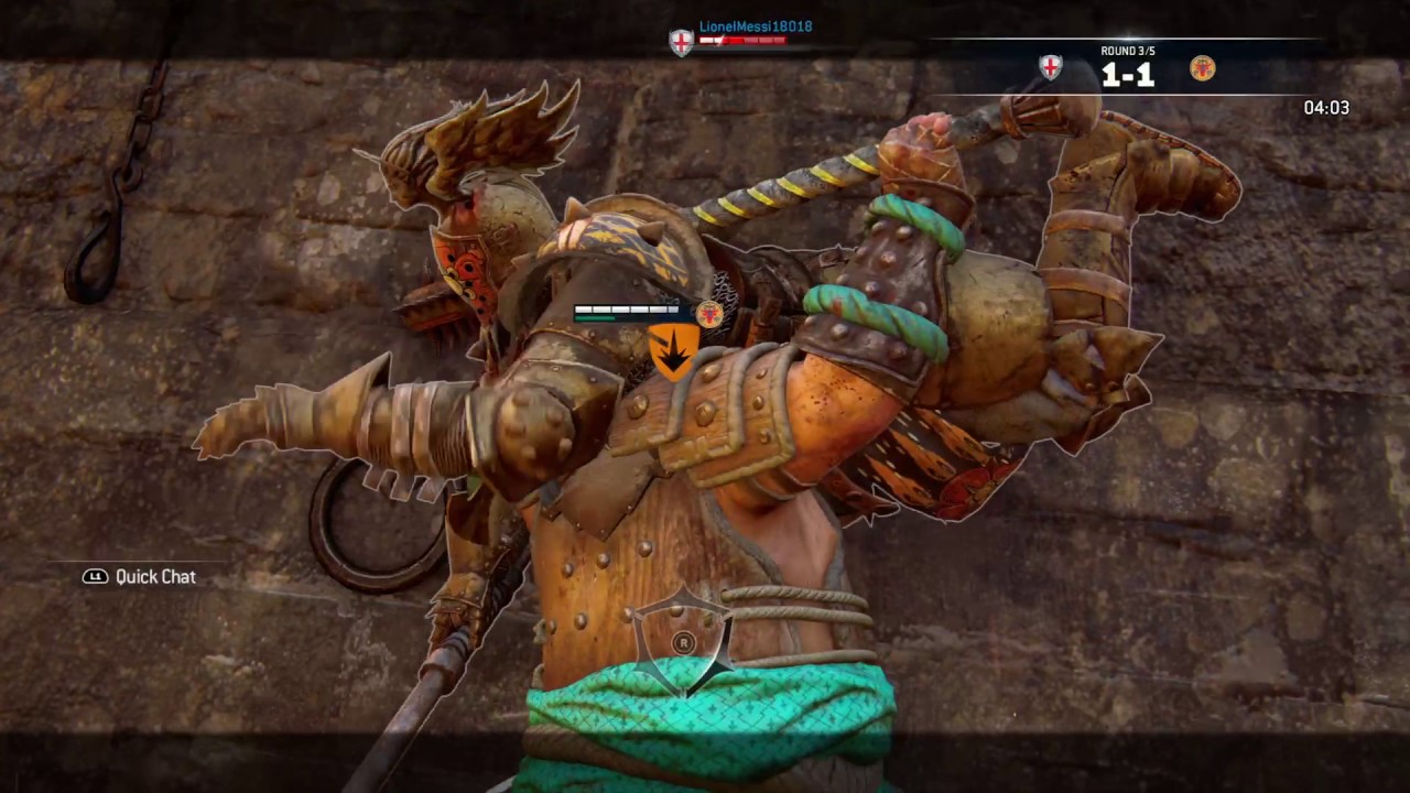 FOR HONOR | SHUGO HEAD POPPER - New Execution Shugoki vs Lawbringer ...