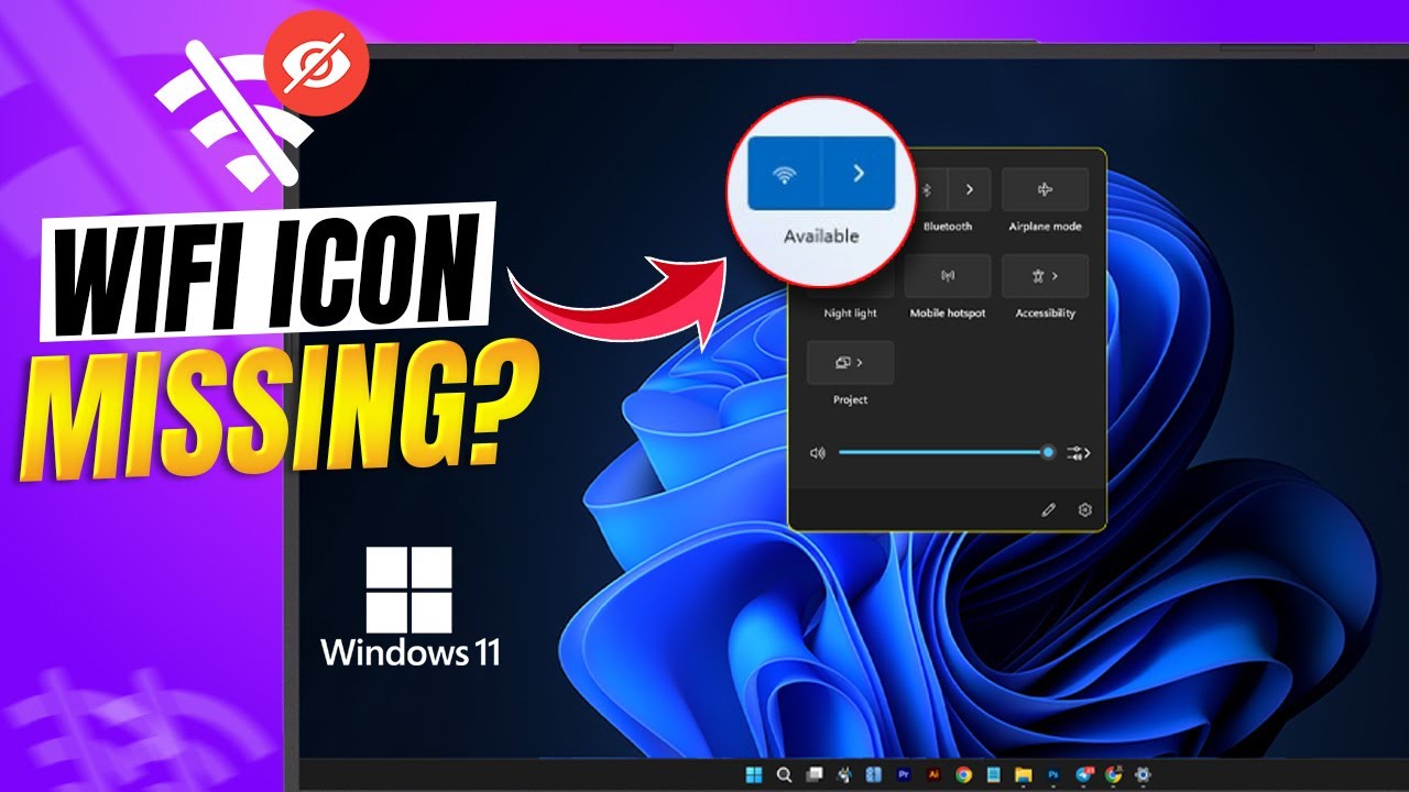 How to Fix Wi-Fi Icon Missing on Windows 10/11 | WIFI Missing on ...