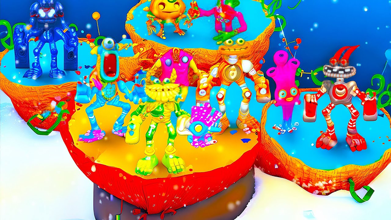 Party Island Christmas Happy New Year | Guess the MONSTERS VOICE (My ...