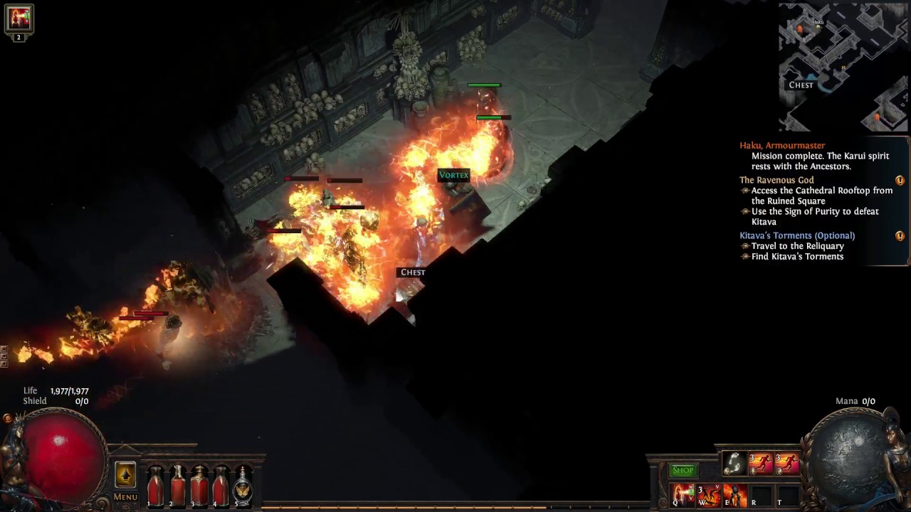 Path of Exile: Fall of Oriath BETA - Flame Totem Chieftain - Ep 7 - YouTube