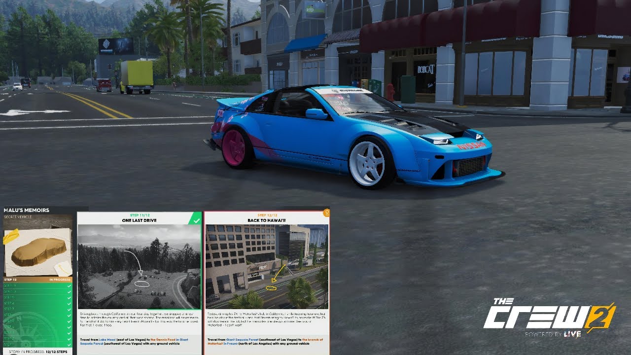 The Crew 2 - "Malu's Memoirs" - Complete Story Guide All Locations ...