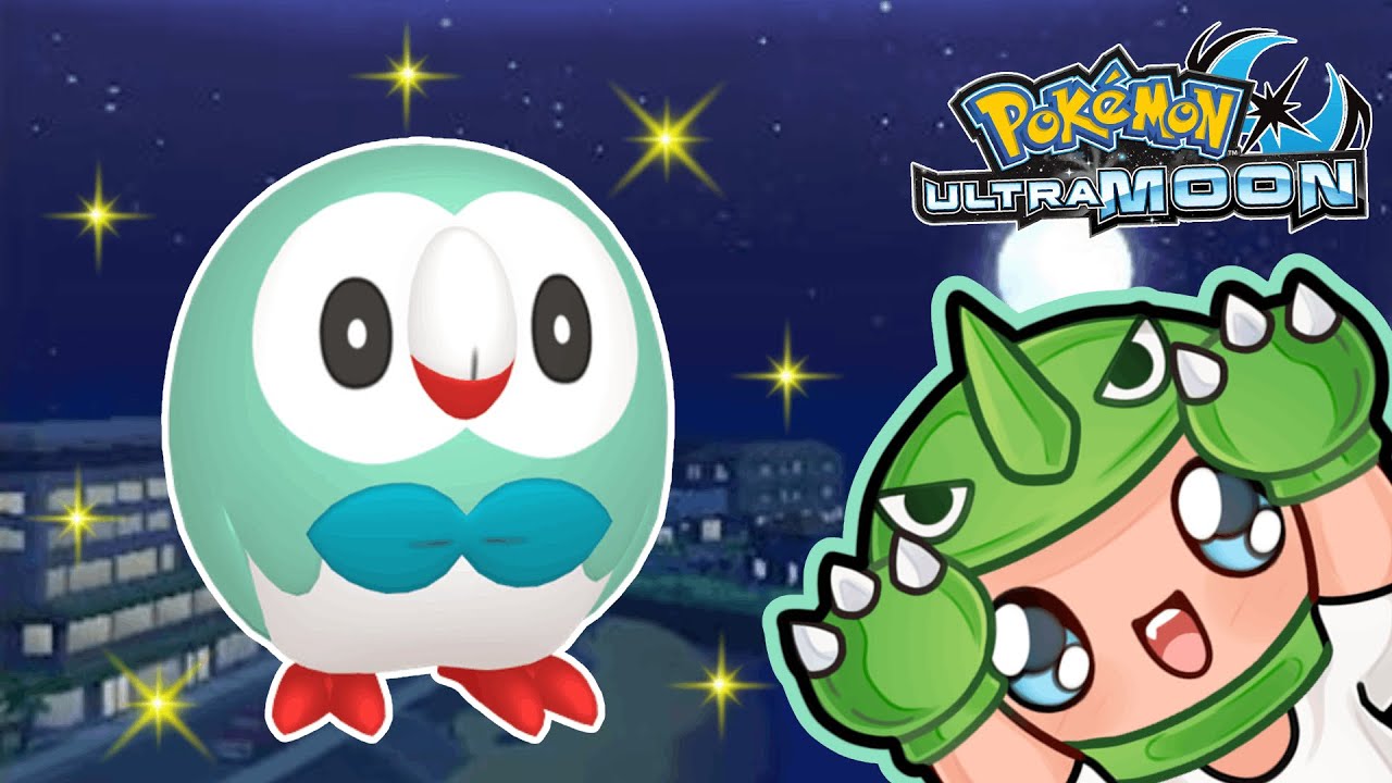 [LIVE] Hunting SHINY ROWLET in Pokemon Ultra Moon! - YouTube