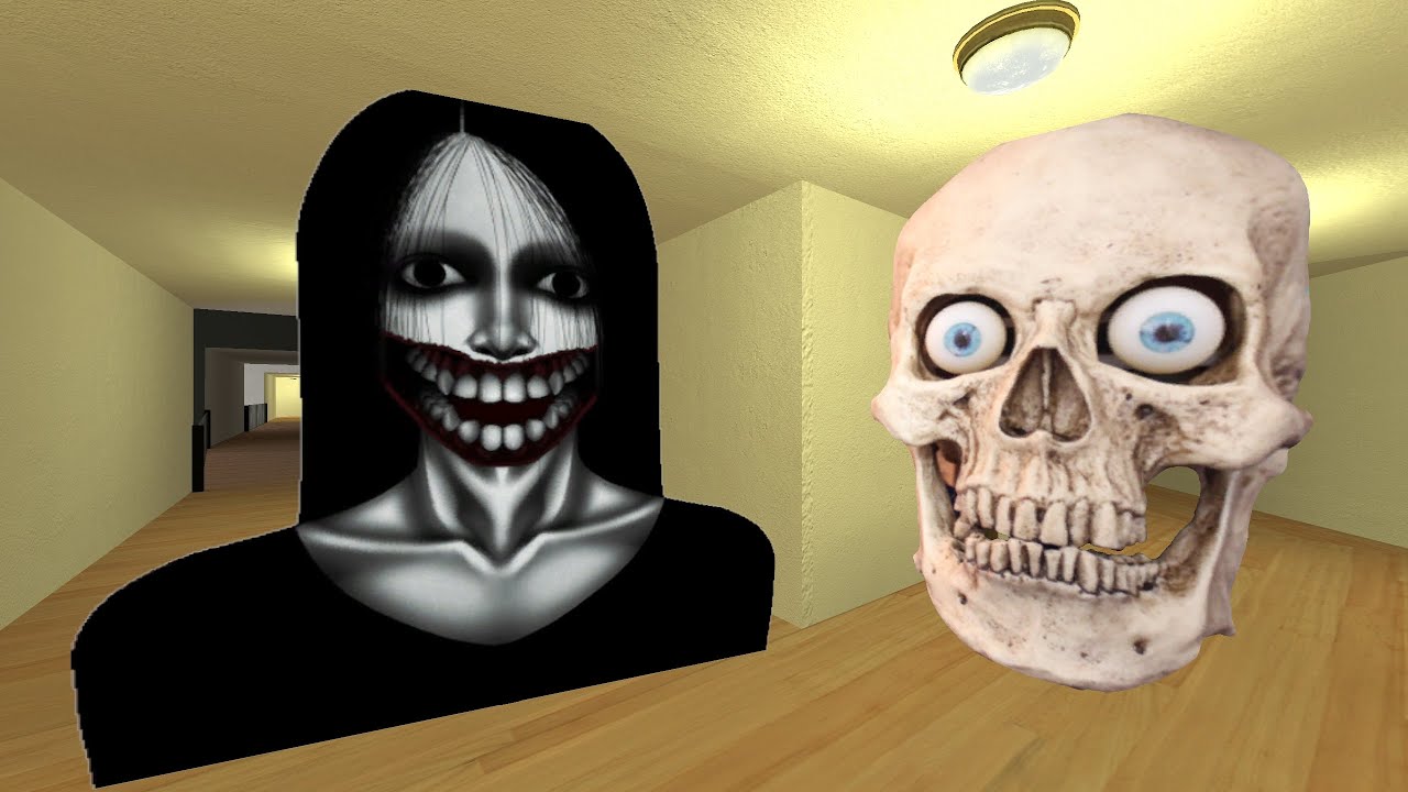 Skull And Kuchisake Onna Nextbot Gmod - YouTube