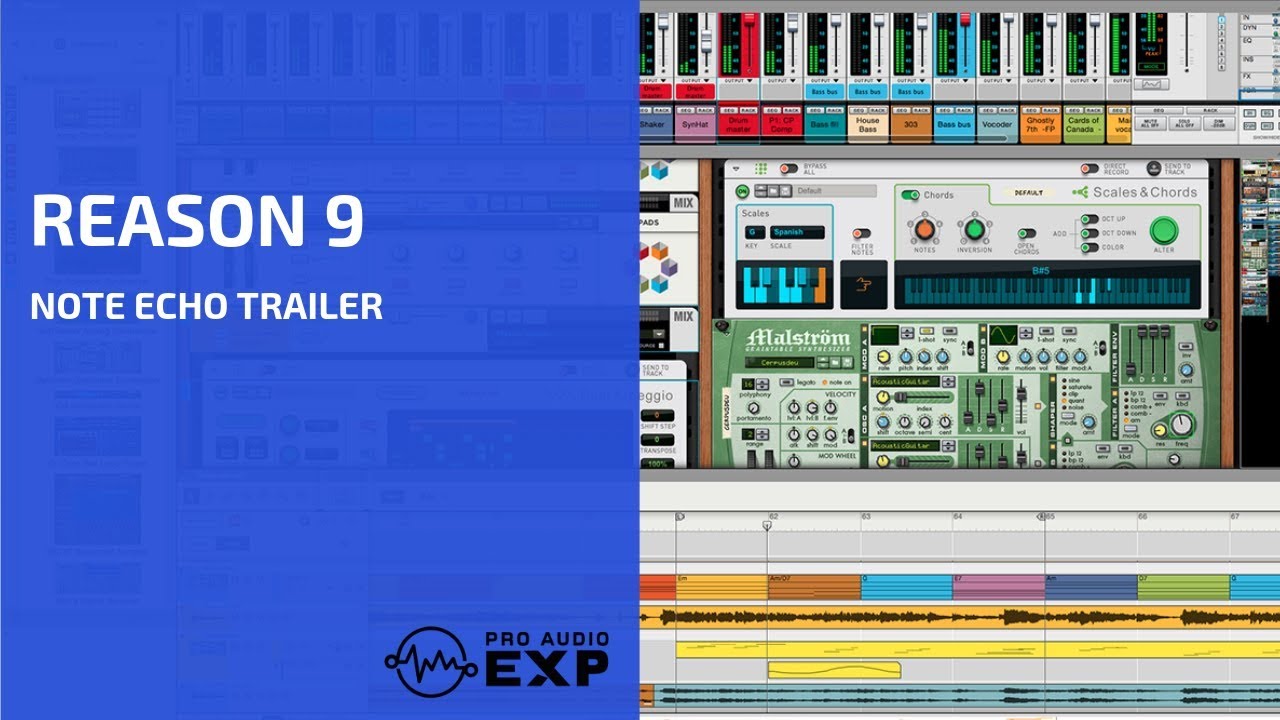 Reason 9 Note Echo Trailer - YouTube