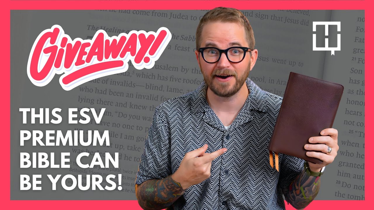 I’m Giving Away a Brand New ESV Premium Bible! 🎁📖 - YouTube