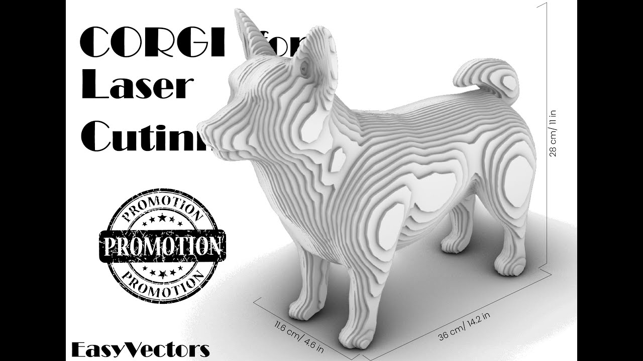 DIY Corgi/laser cutting - YouTube