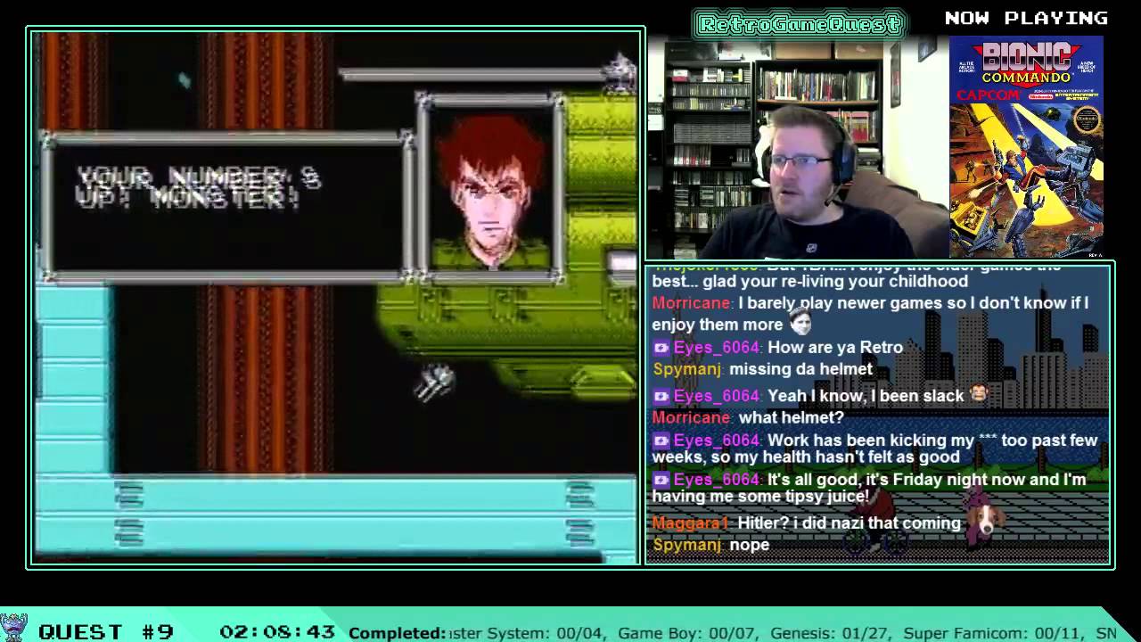 Quest #9: Bionic Commando [NES] (Final Boss and Ending) - YouTube