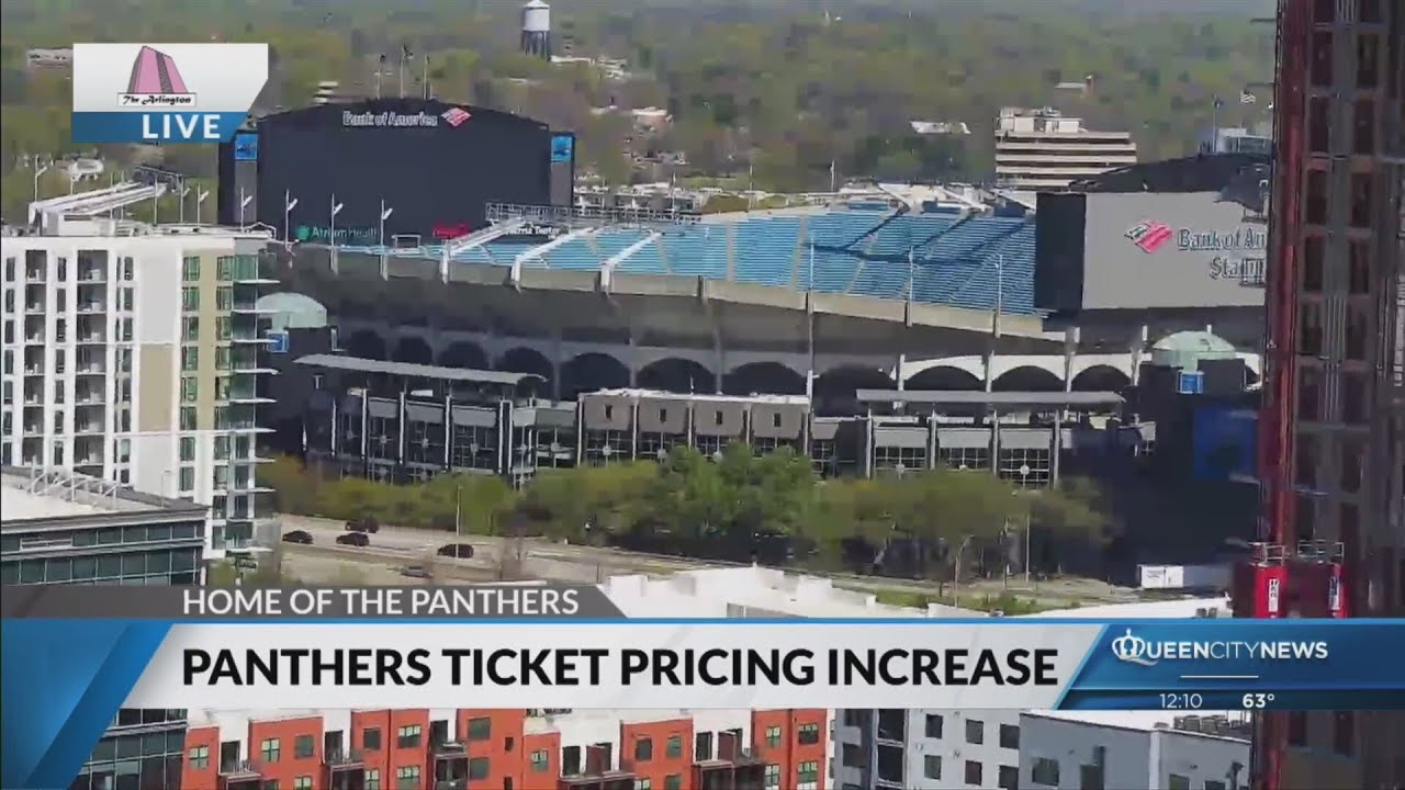 Panthers raising ticket prices for third straight season - YouTube