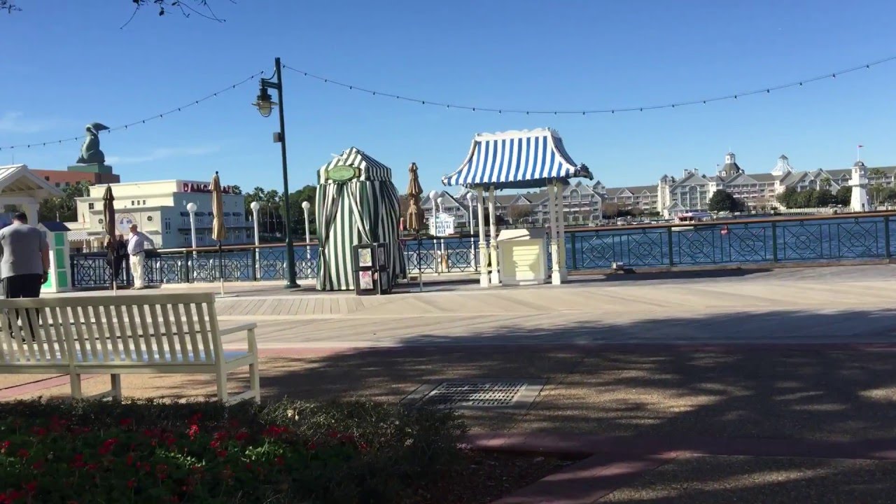Walk from Disney's Boardwalk Resort to Disney's Epcot - YouTube