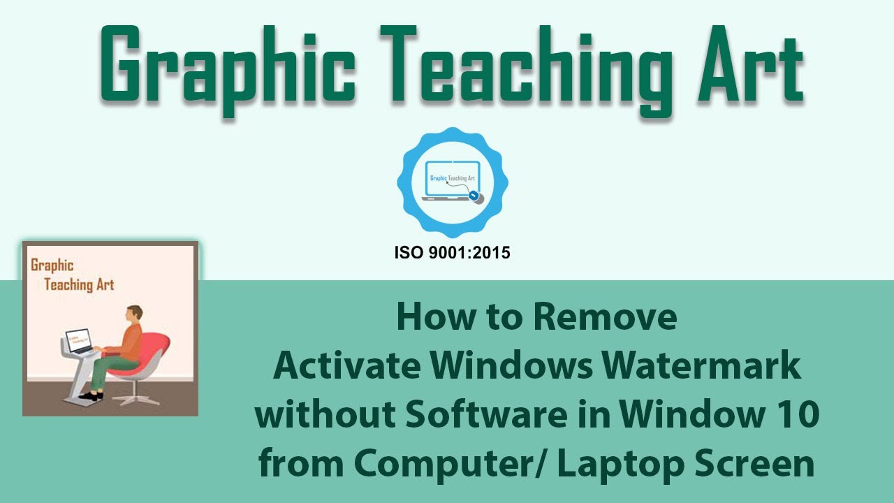How to Remove Activate Windows Watermark without Software in Window 10 ...