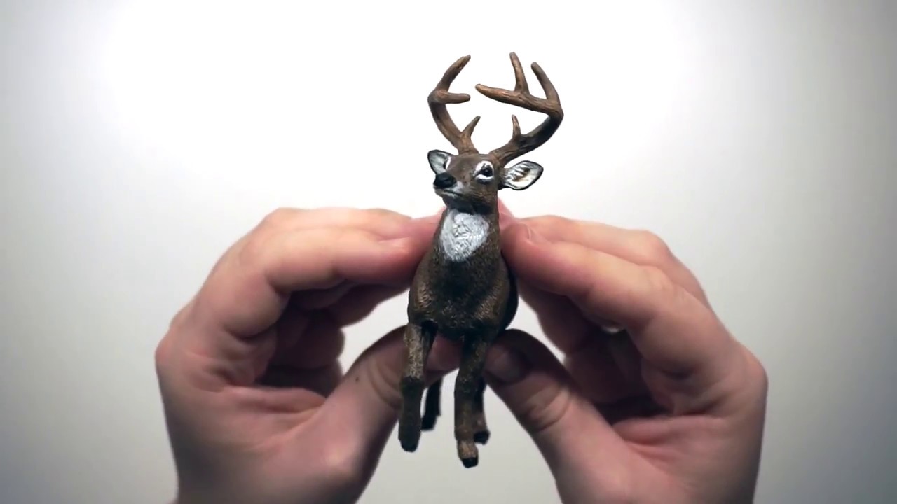 Белохвостый олень Папо (Papo Deer Elk) - YouTube