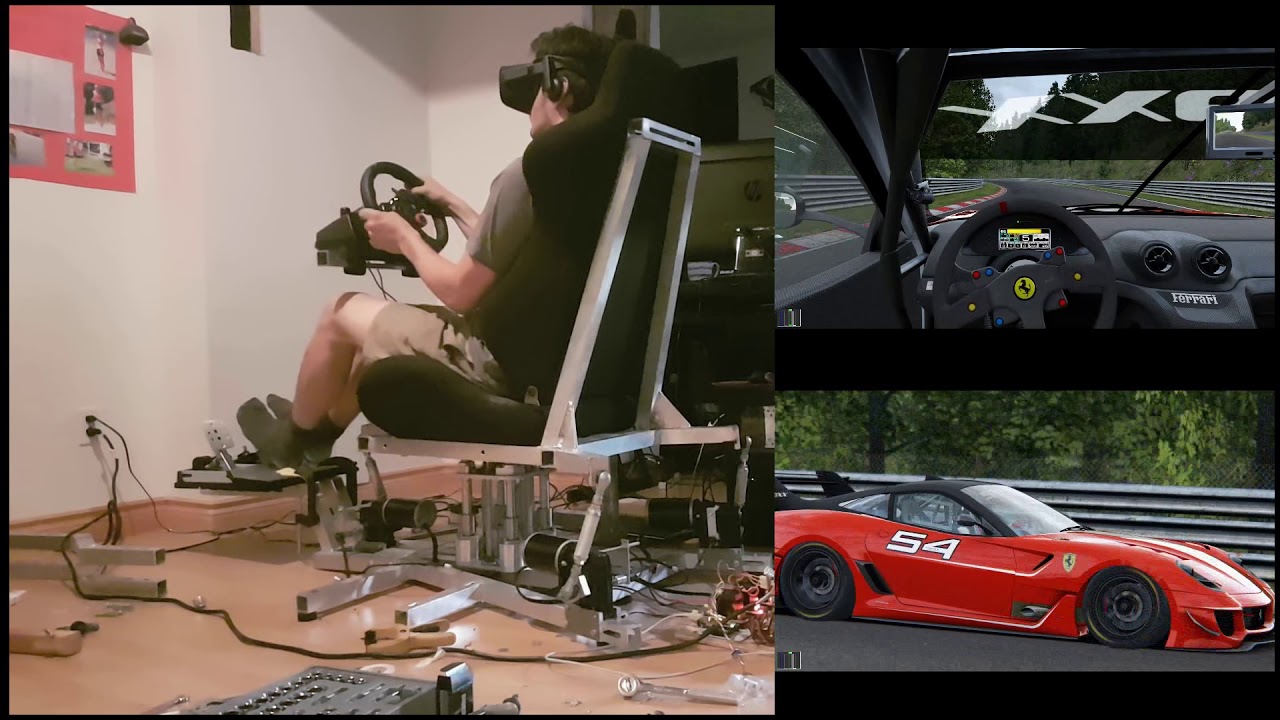 3DOF Motion Platform - First Test - YouTube