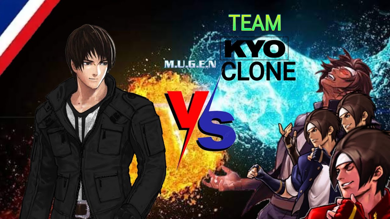 [KOF WOJ] : Kyo Kusanagi SP VS Kyo Clone's Team - YouTube