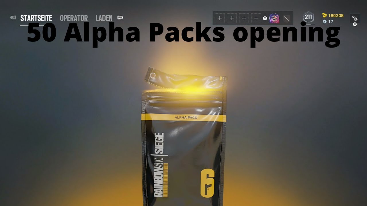 50 Alpha Pack Opening | Rainbow Six Siege - YouTube