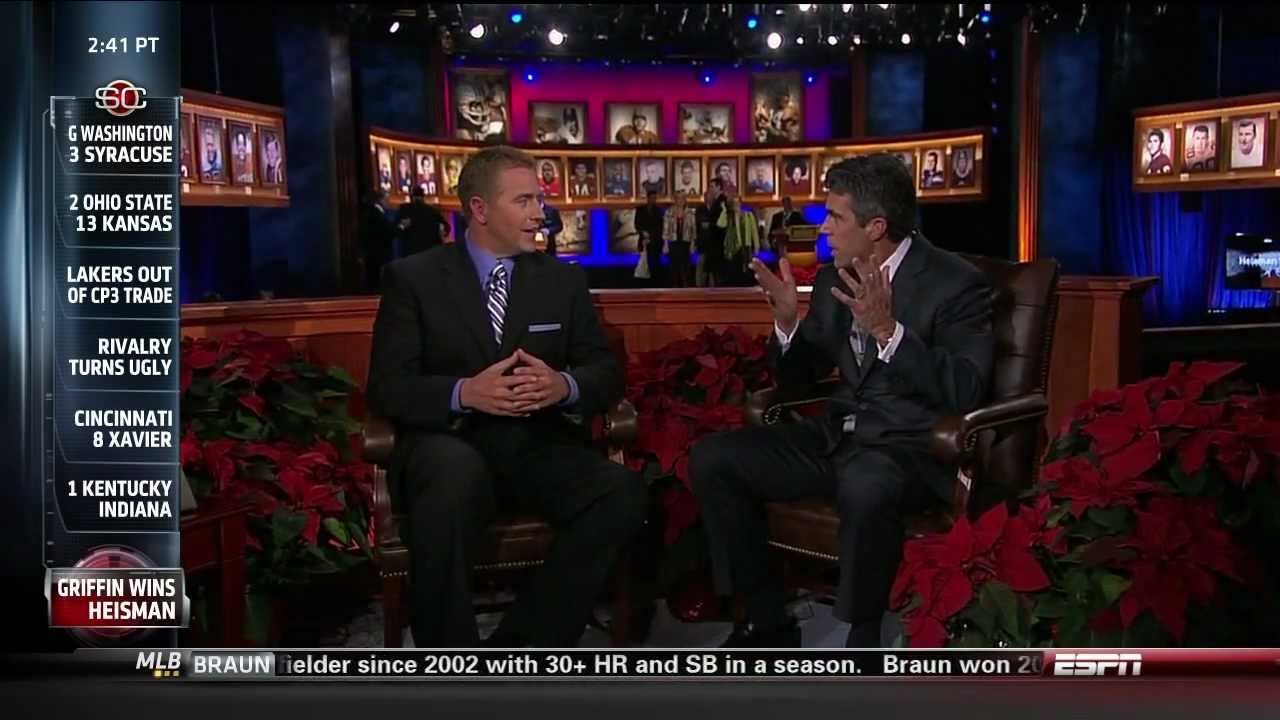 ESPN analysts Kirk Herbstreit and Chris Fowler discuss RG3 Heisman ...